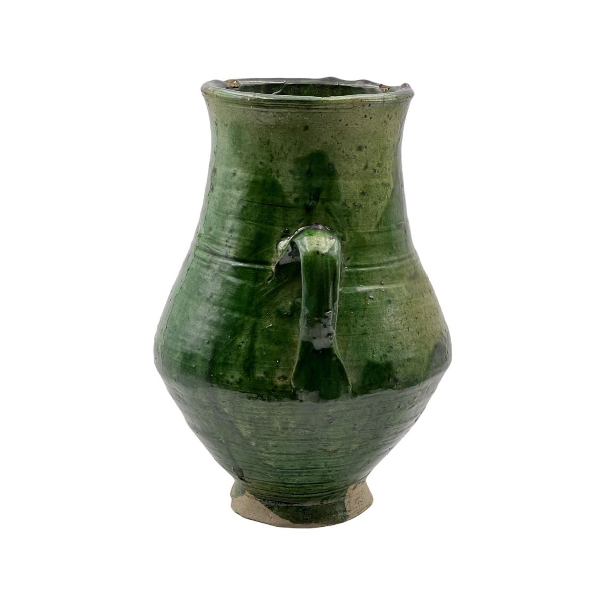 Tam Sahara Gola | Moroccan Tamegroute green pottery jug – DARY LIVING